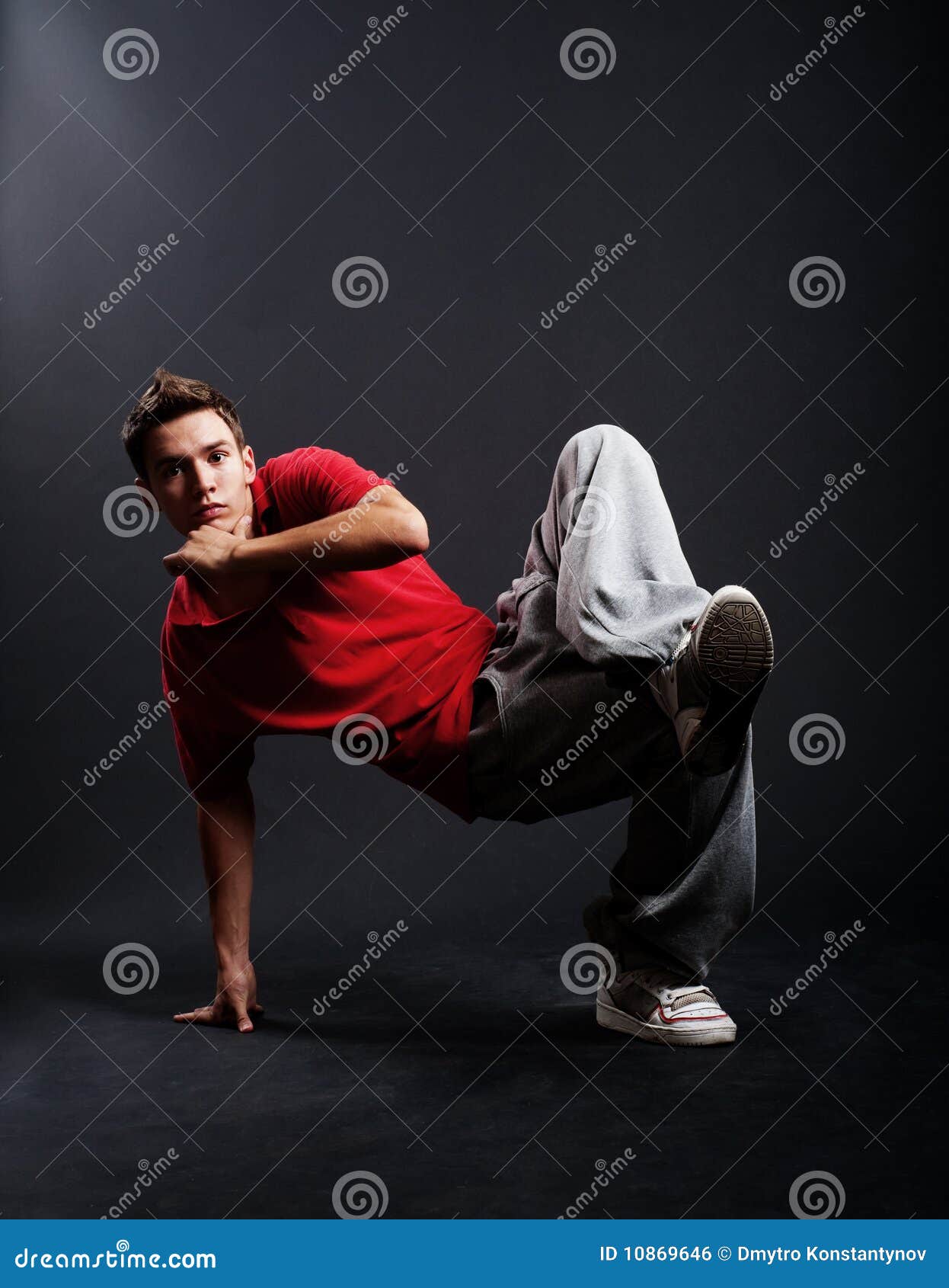 Cool breakdancer in pose stock photo. Image of freestyle - 10869646