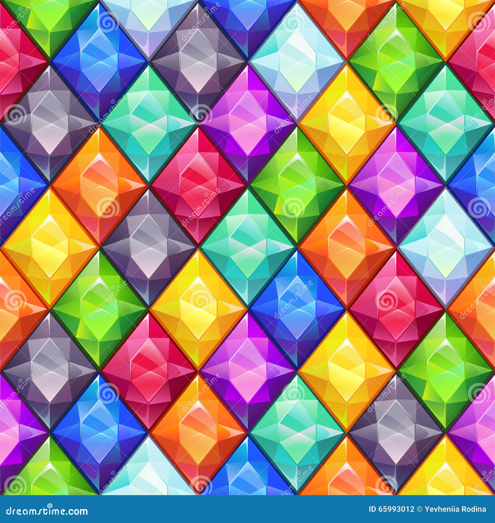 Cool Bright Colorful Seamless Pattern Stock Vector - Illustration of ...