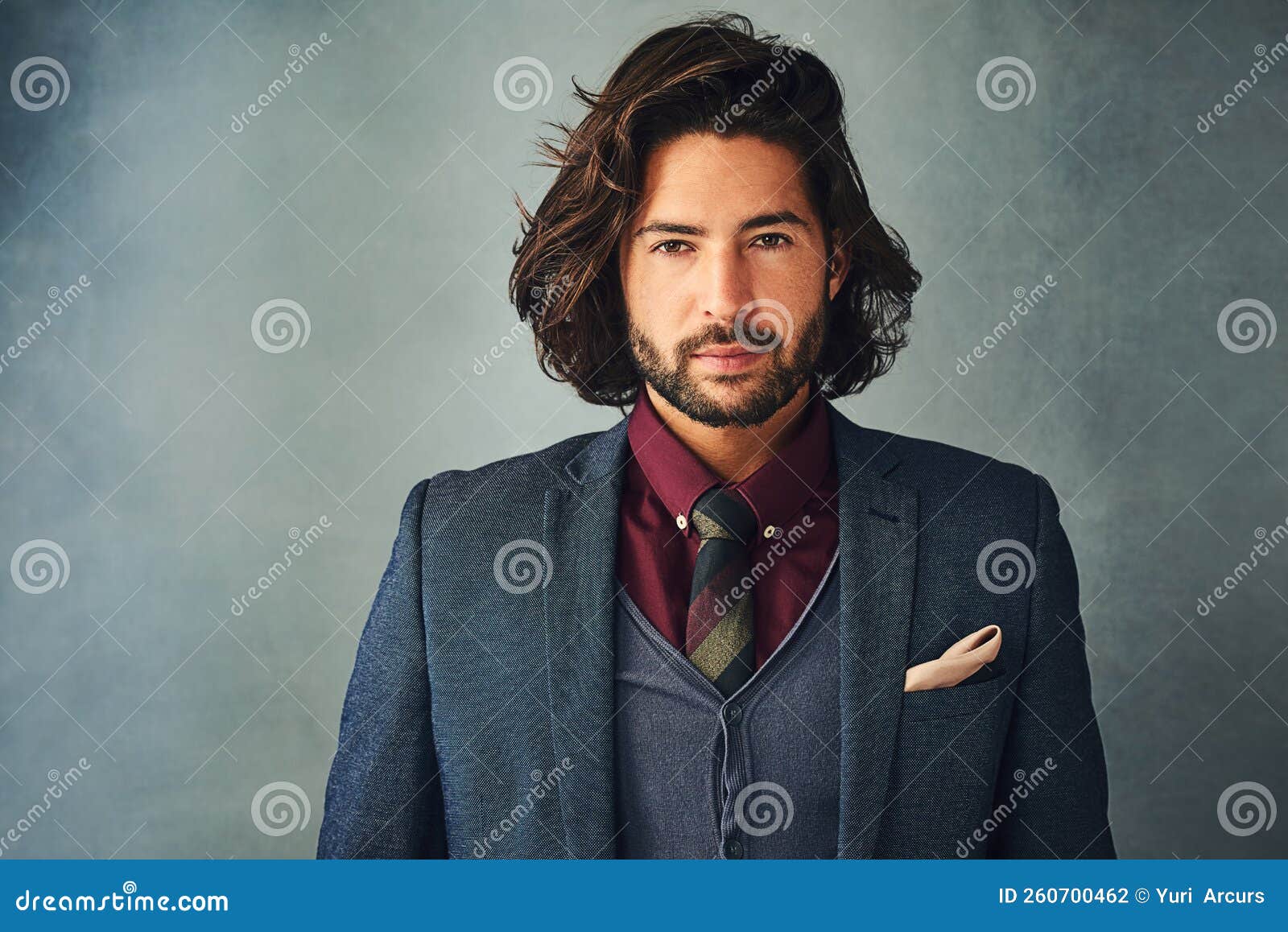 Cool, Calm and Collected. Studio Portrait of a Stylishly Dressed ...