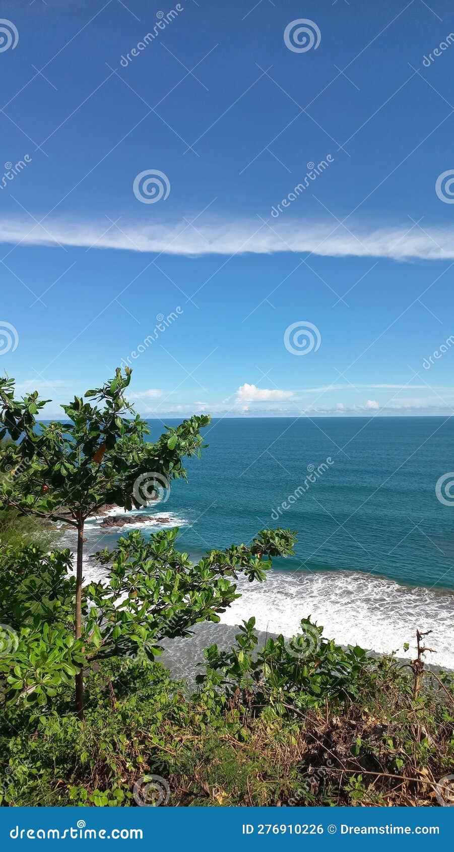 Cool and Calming Beach Views? Stock Photo - Image of waves, sand: 276910226