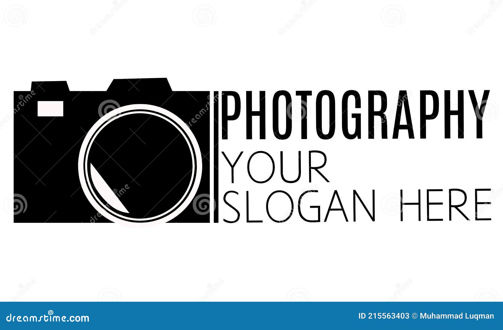 Cool camera logo design stock vector. Illustration of compact - 215563403