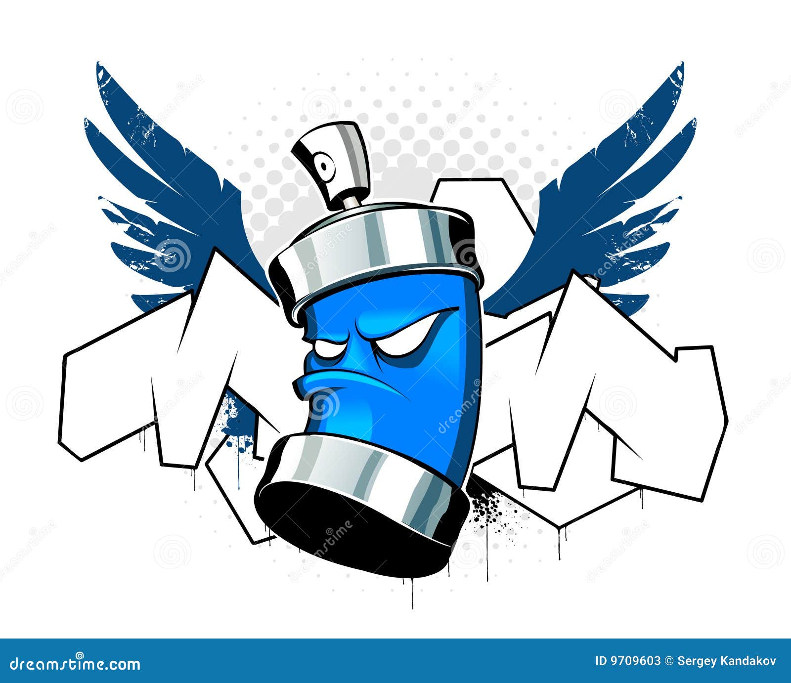 Cool Spray Can Characters