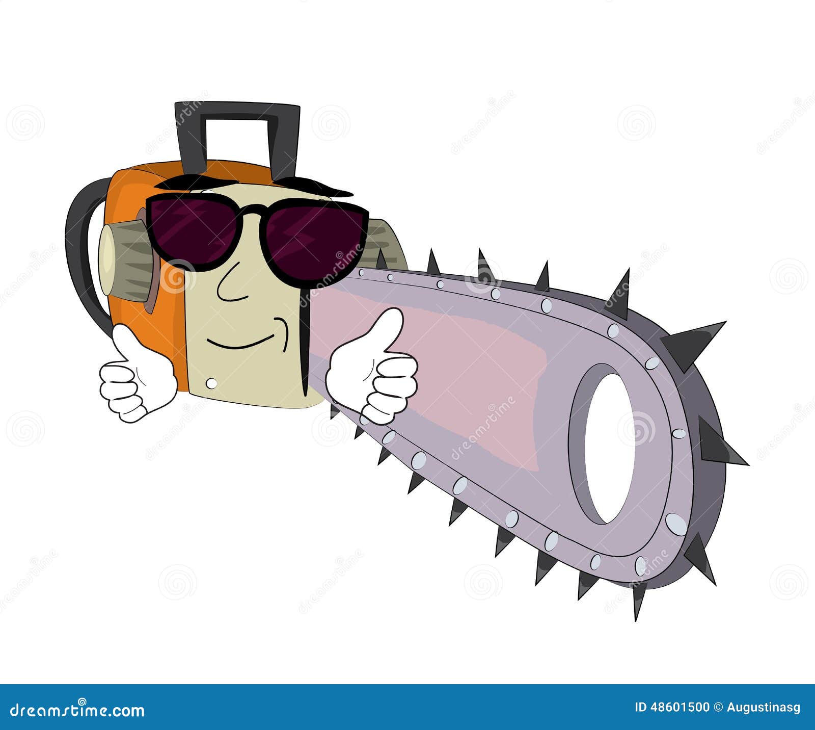 Chainsaw Cartoon | CartoonDealer.com #48601562