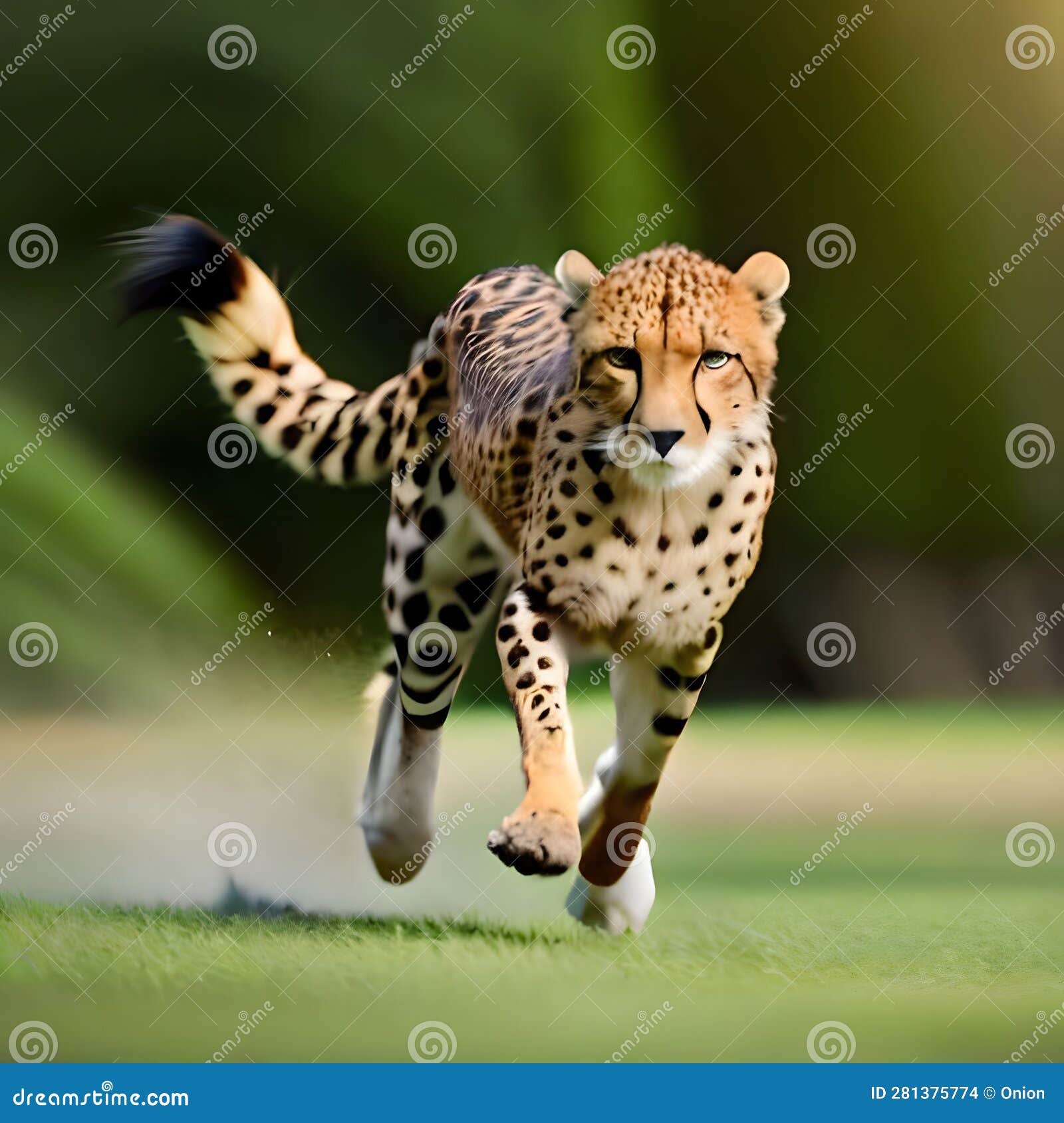 Cool Cheetah - Ai Generated Image Stock Illustration - Illustration of ...