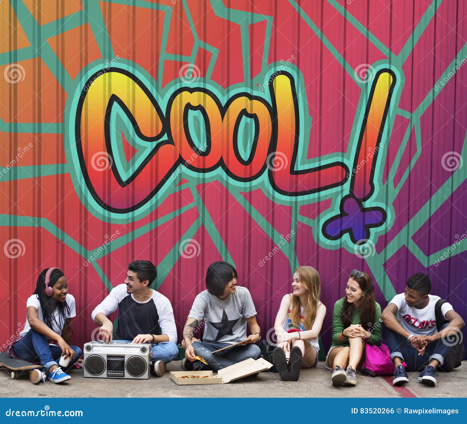 Cool Chill Chic Creative Fashion Fresh Trends Concept Stock Photo ...