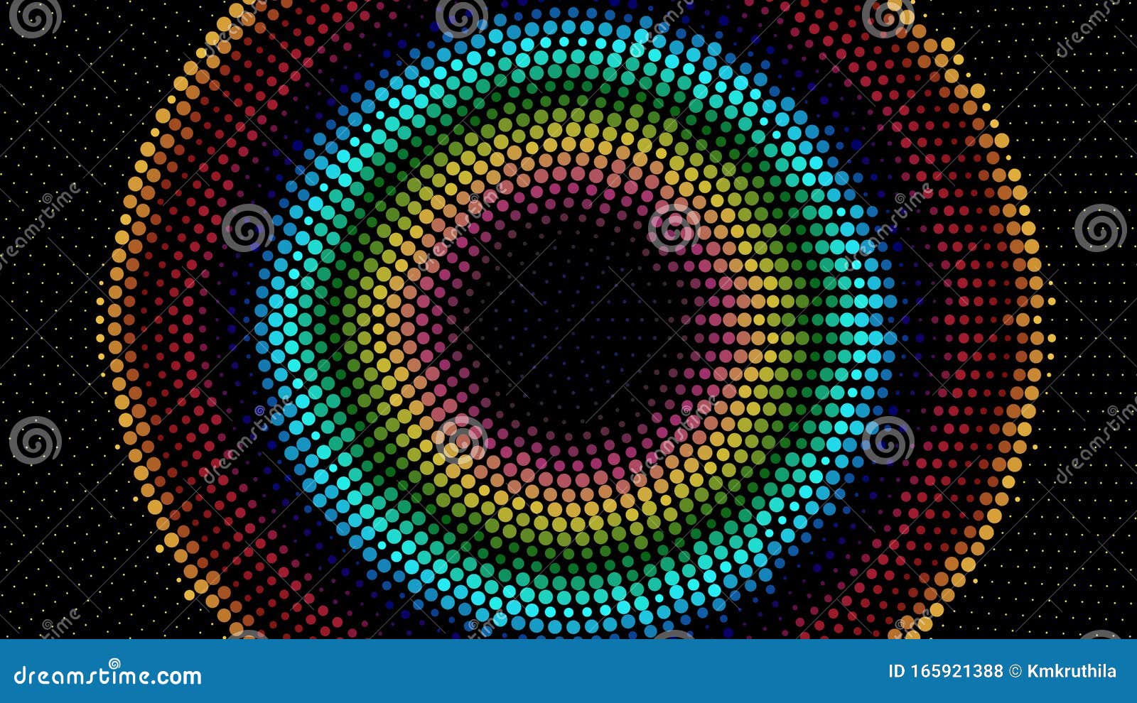 Cool Circular Dots Background Vector Stock Vector - Illustration of ...