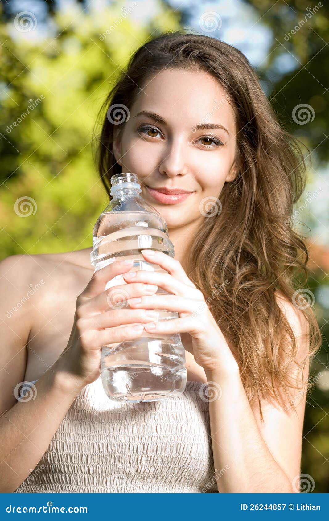 Cool clean water. stock image. Image of hydration, bottled - 26244857