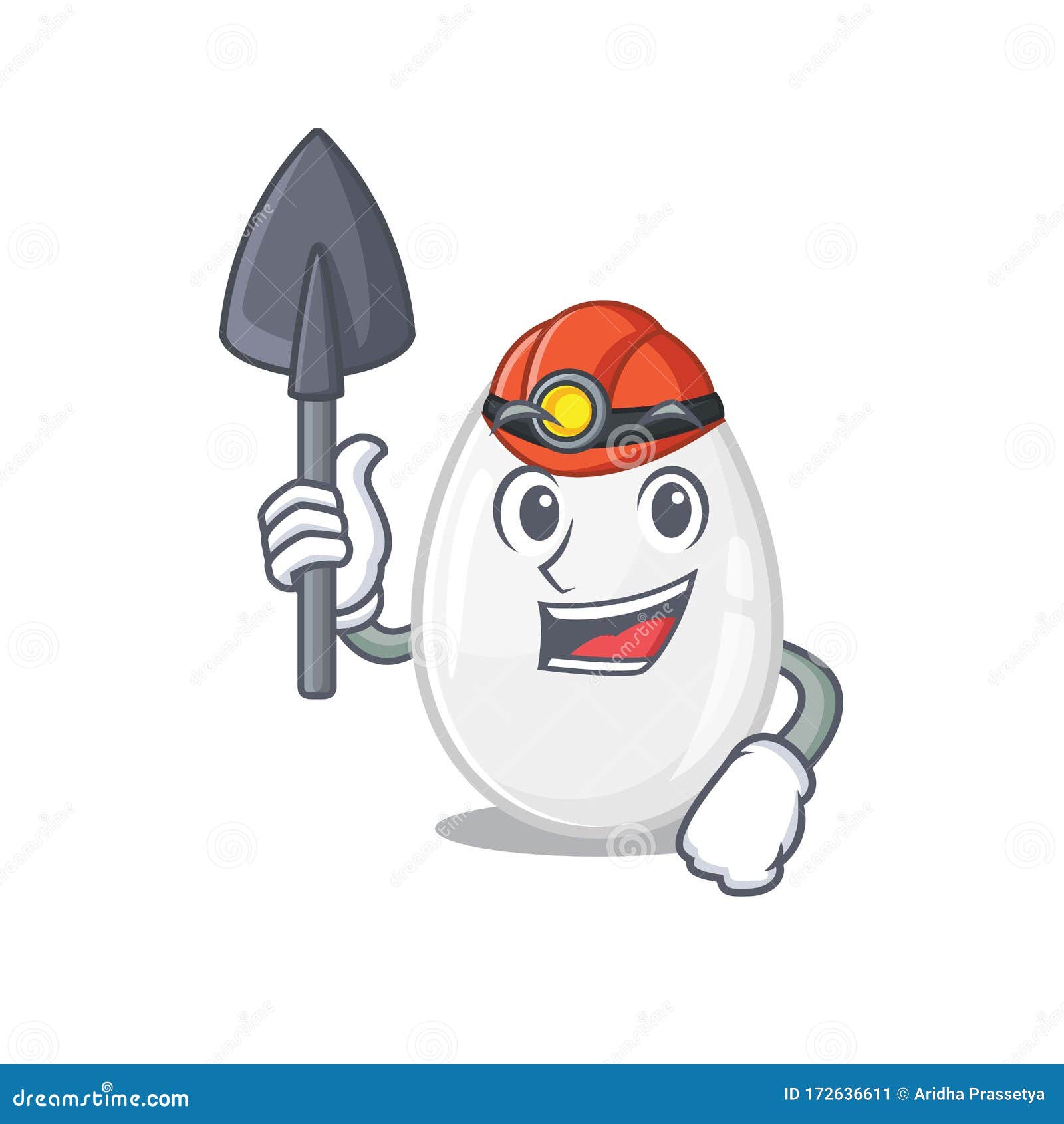 Cool Clever Miner White Egg Cartoon Character Design Stock Vector ... Cool Clever Miner White Egg Cartoon Character Design Stock Vector ...