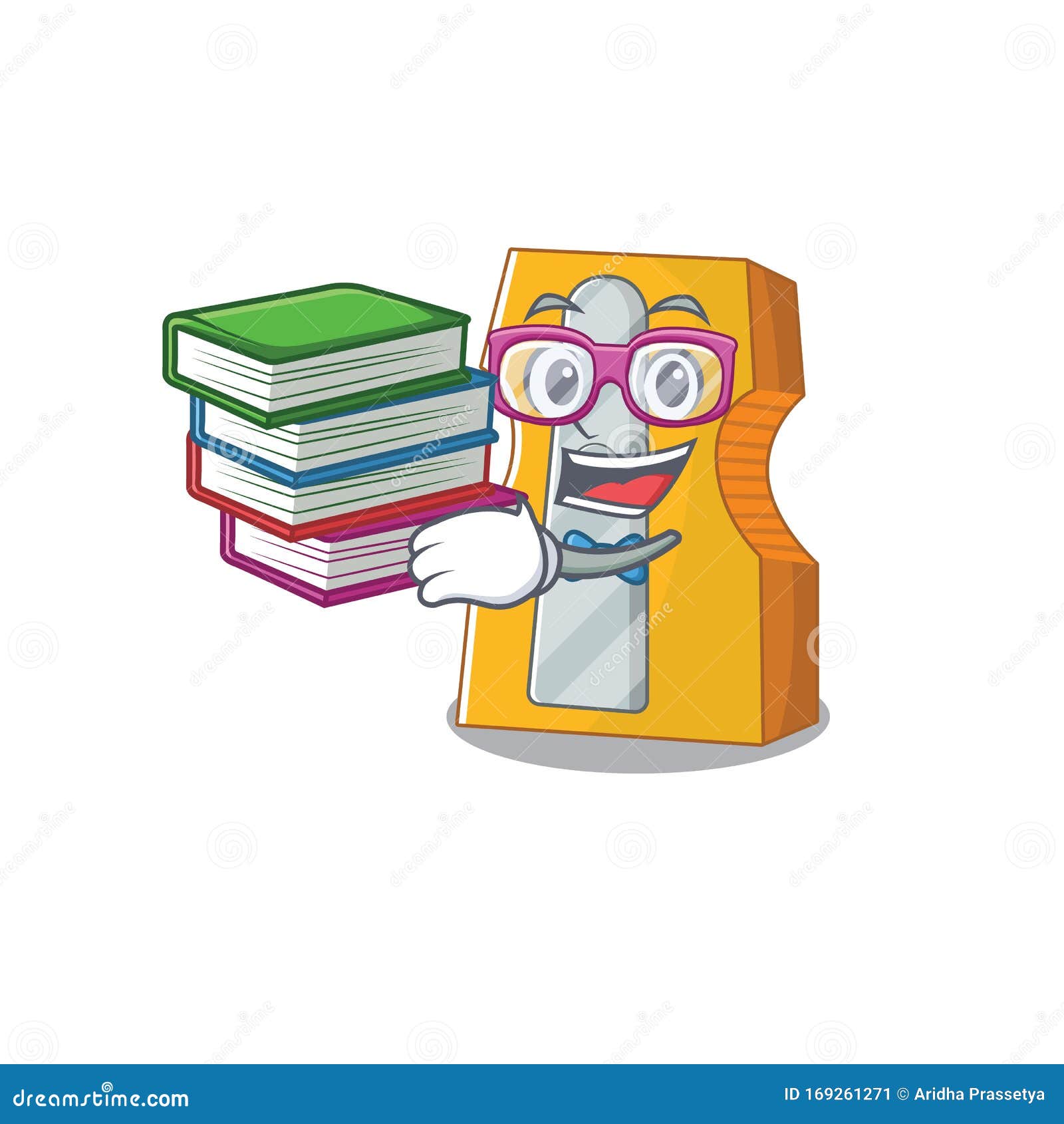 Student With Pencil Poop Emoticon Character Cartoon Vector Illustration ...