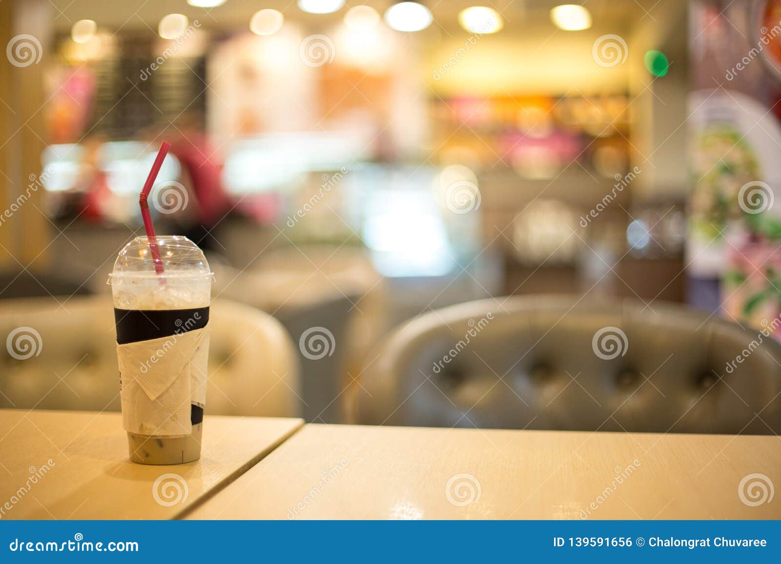 Cool coffee in the cafe stock photo. Image of beverage - 139591656
