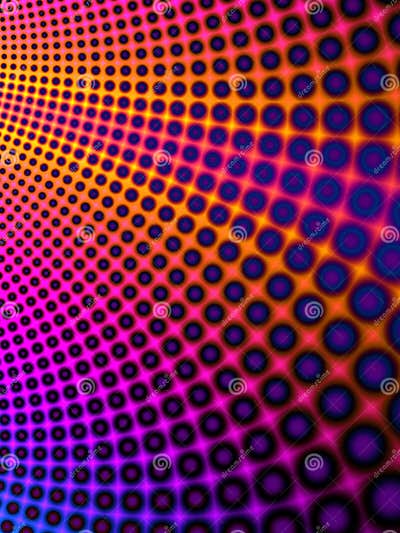 Cool Colorful Circles Pattern Stock Illustration - Illustration of curl ...