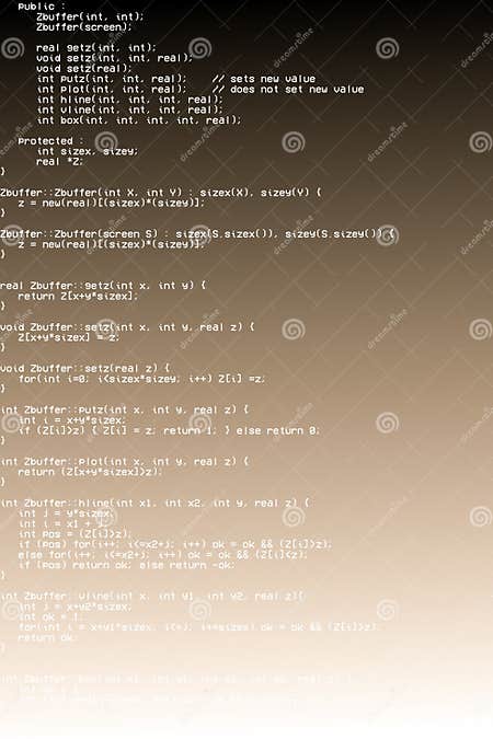 Cool Computer Programming Code Abstract Background Stock Illustration ...