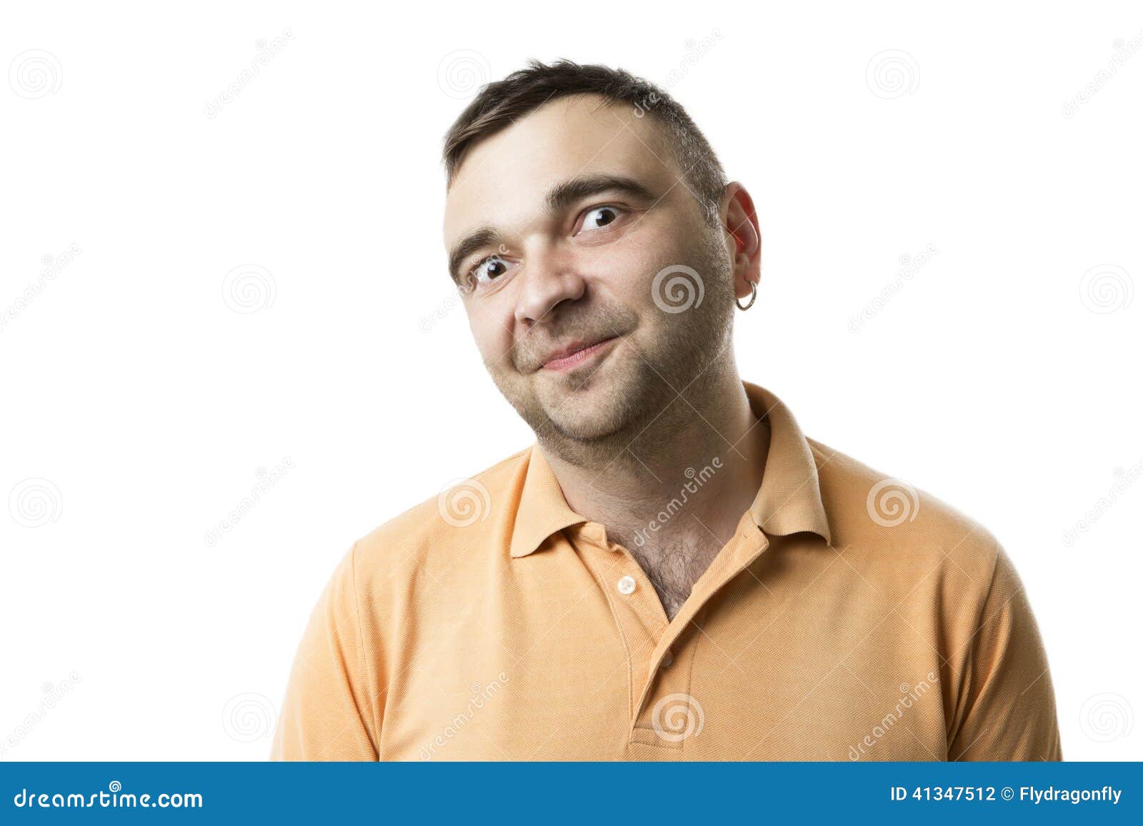Cool confused man stock photo. Image of amazement, modest - 41347512