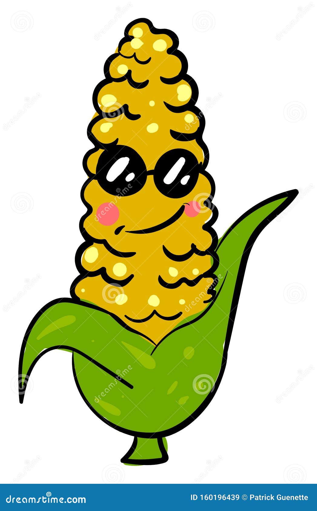 Cool Corn Cartoon Royalty-Free Illustration | CartoonDealer.com #43414164