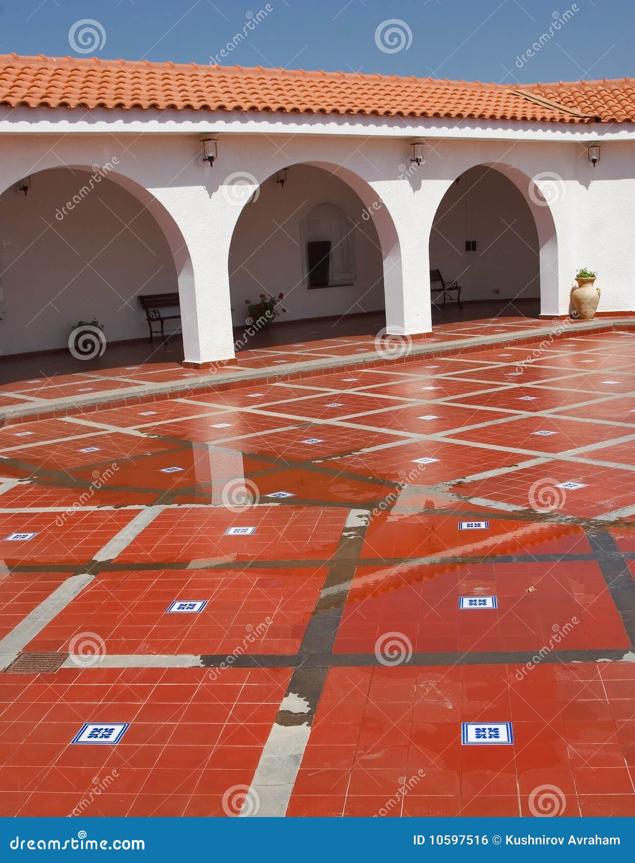 Cool corner. stock photo. Image of doorway, arch, architecture - 10597516