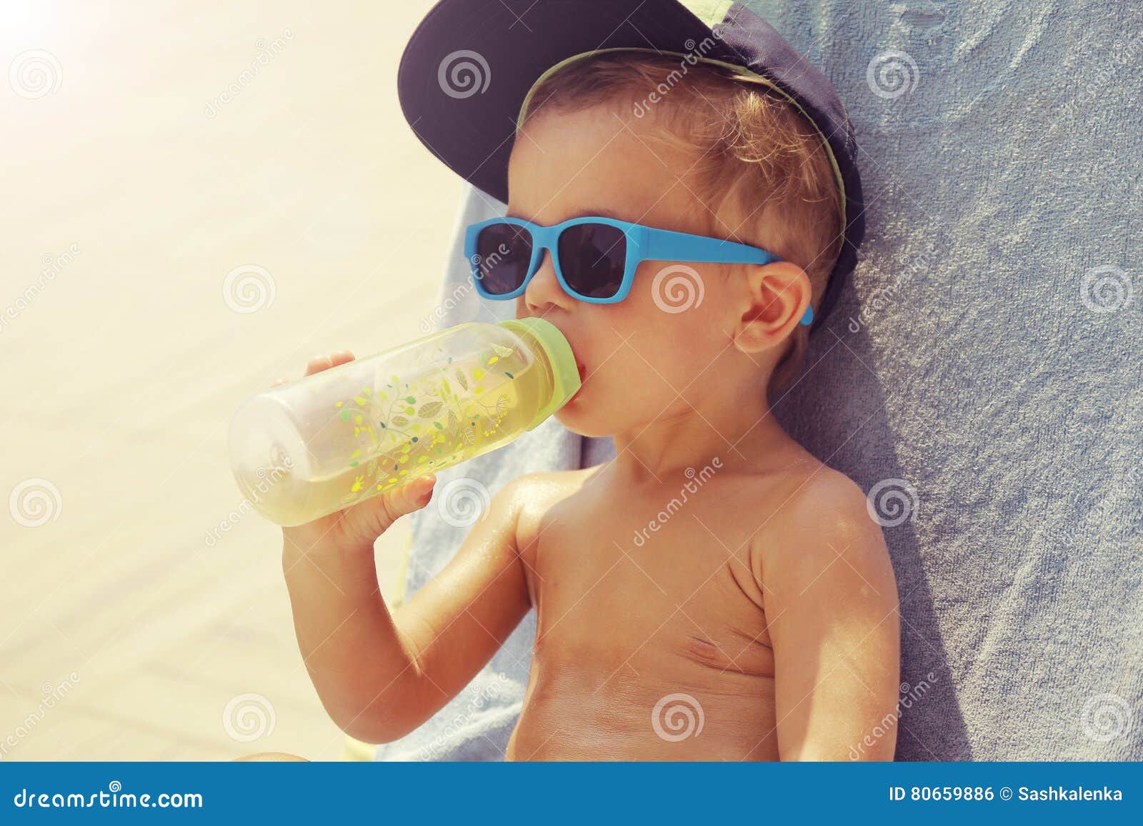 Cool and Cute Boy Sunbathing Stock Photo - Image of park, caucasian ...