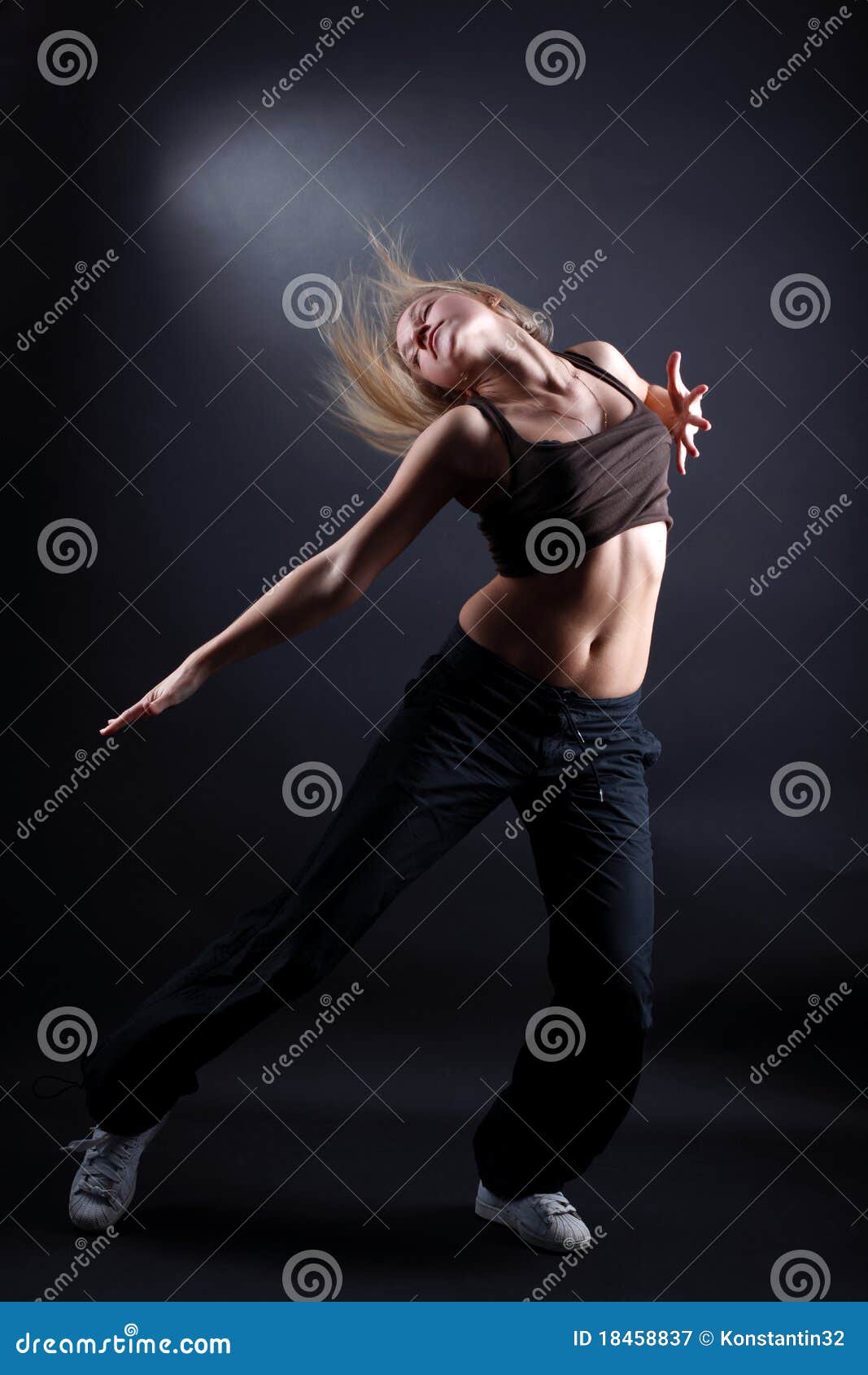 Cool dancer stock image. Image of female, girl, dance - 18458837