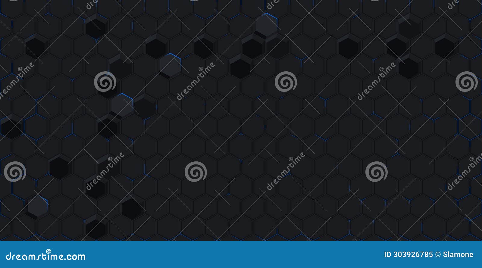 Cool Dark Abstract Seamless Futuristic Simple Hexagonal Gaming Cyber ...