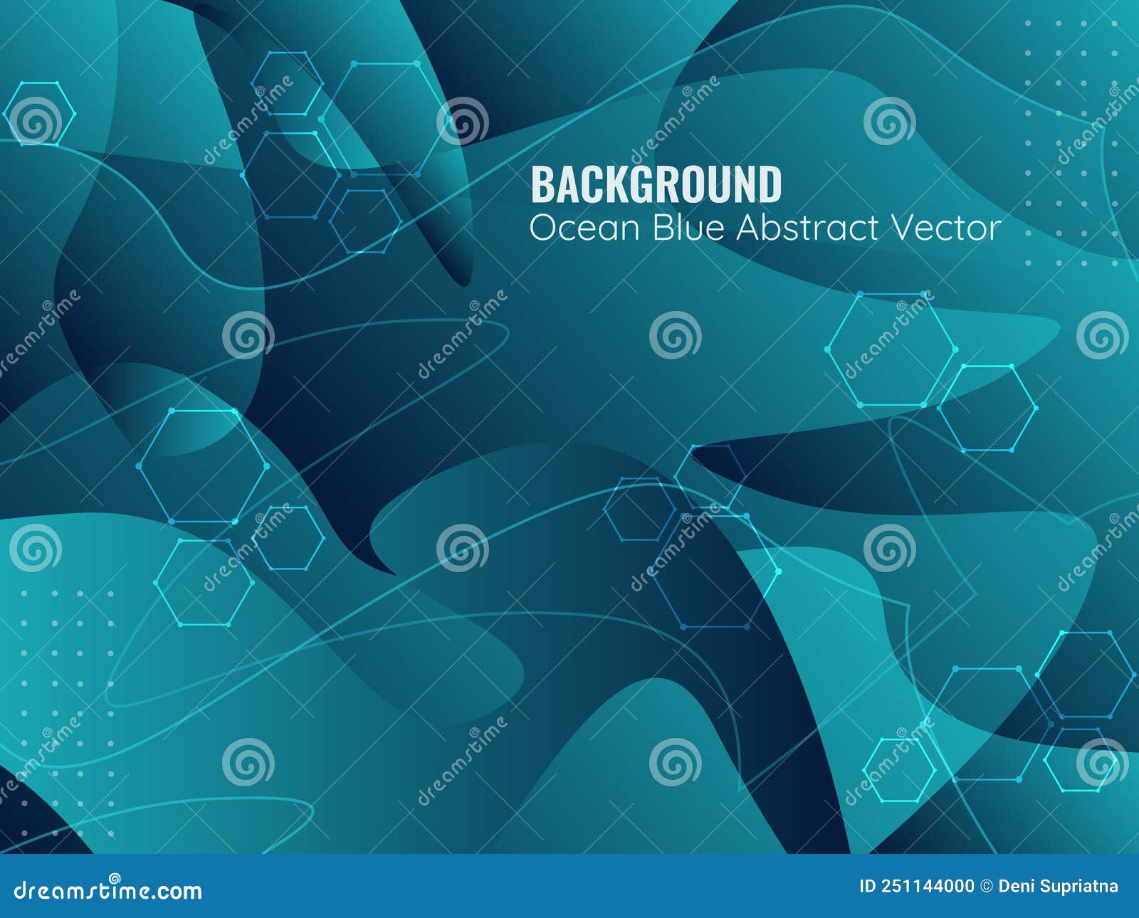 Cool and Dark Navy Blue Abstract Vector Background Stock Vector ...