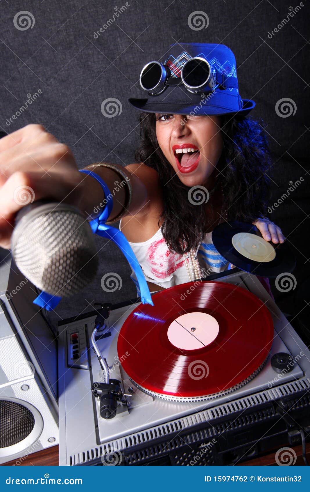 Cool DJ stock photo. Image of disk, discotheque, glamour - 15974762