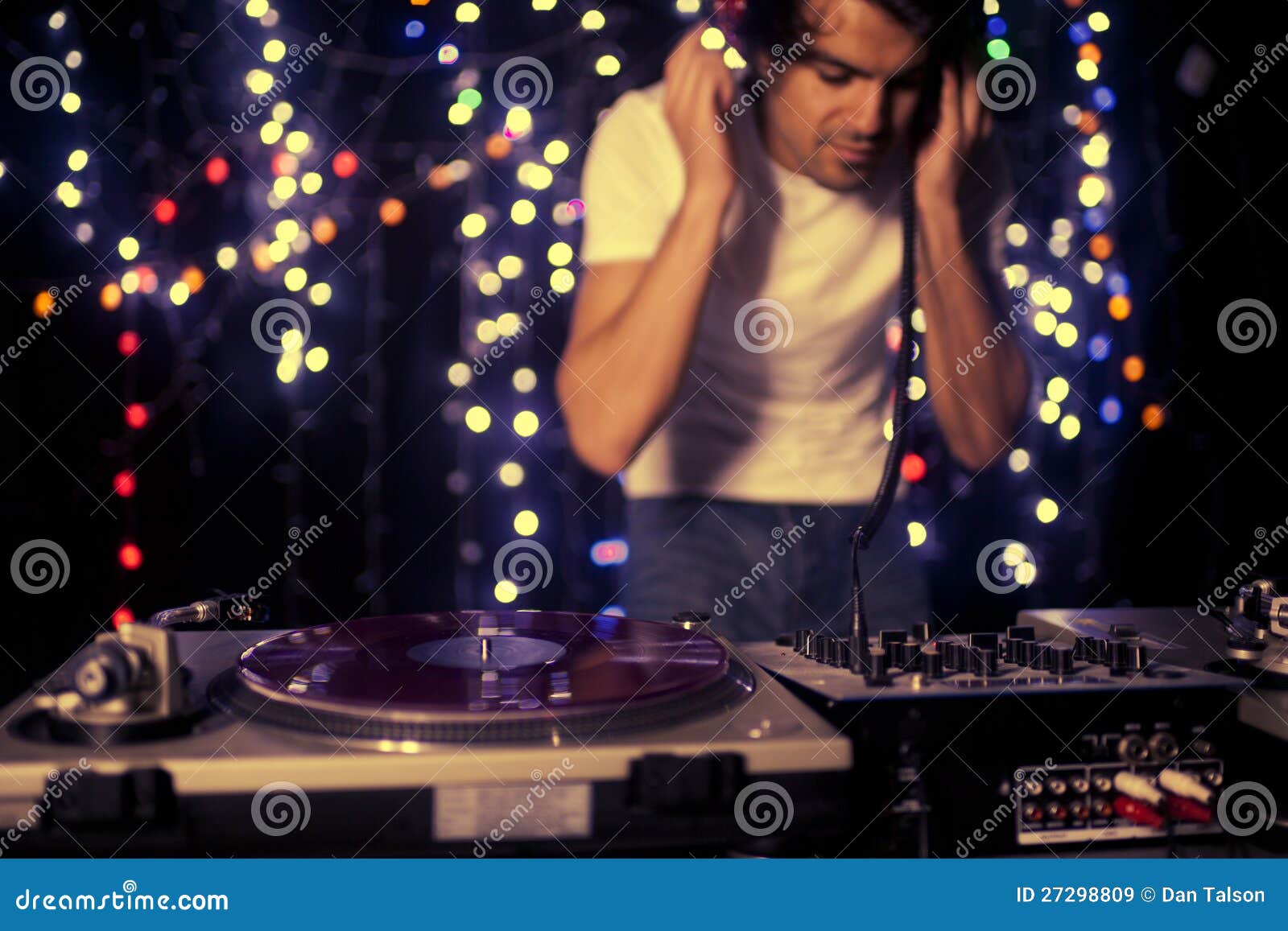 Cool dj stock image. Image of club, celebration, turntables - 27298809