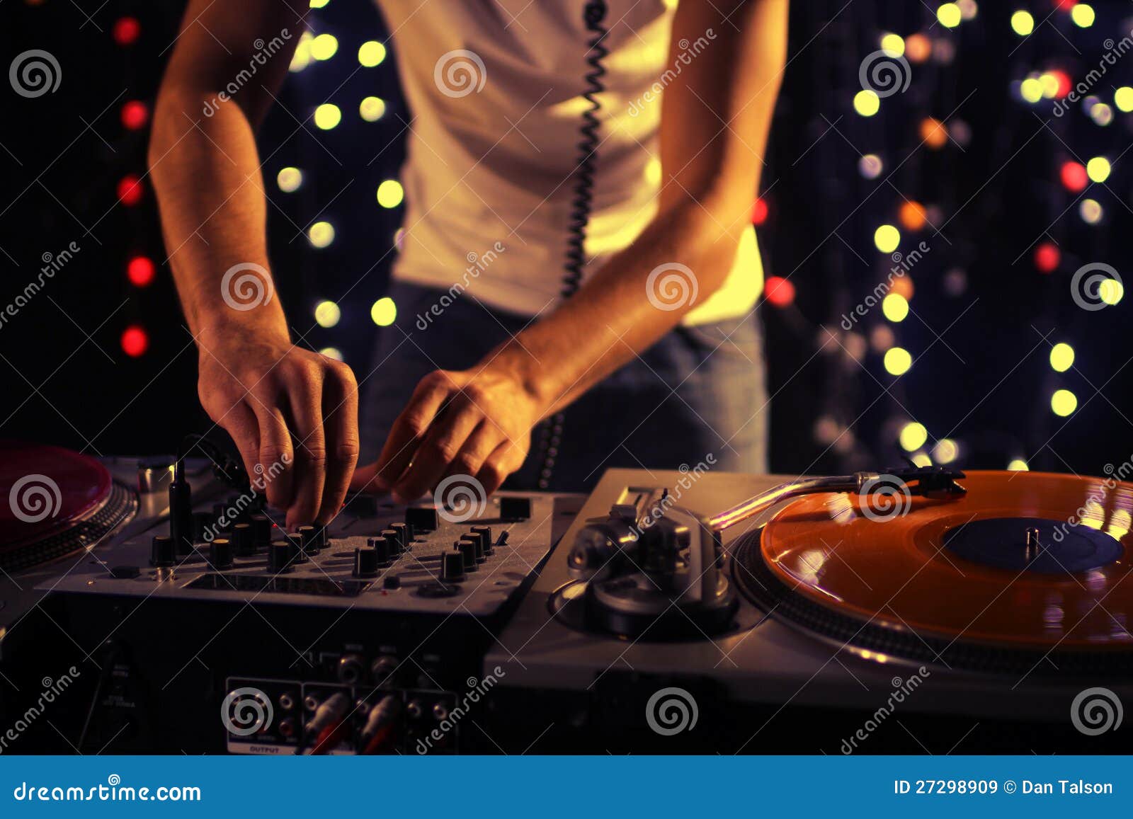 Cool dj stock image. Image of handsome, nightlife, retro - 27298909
