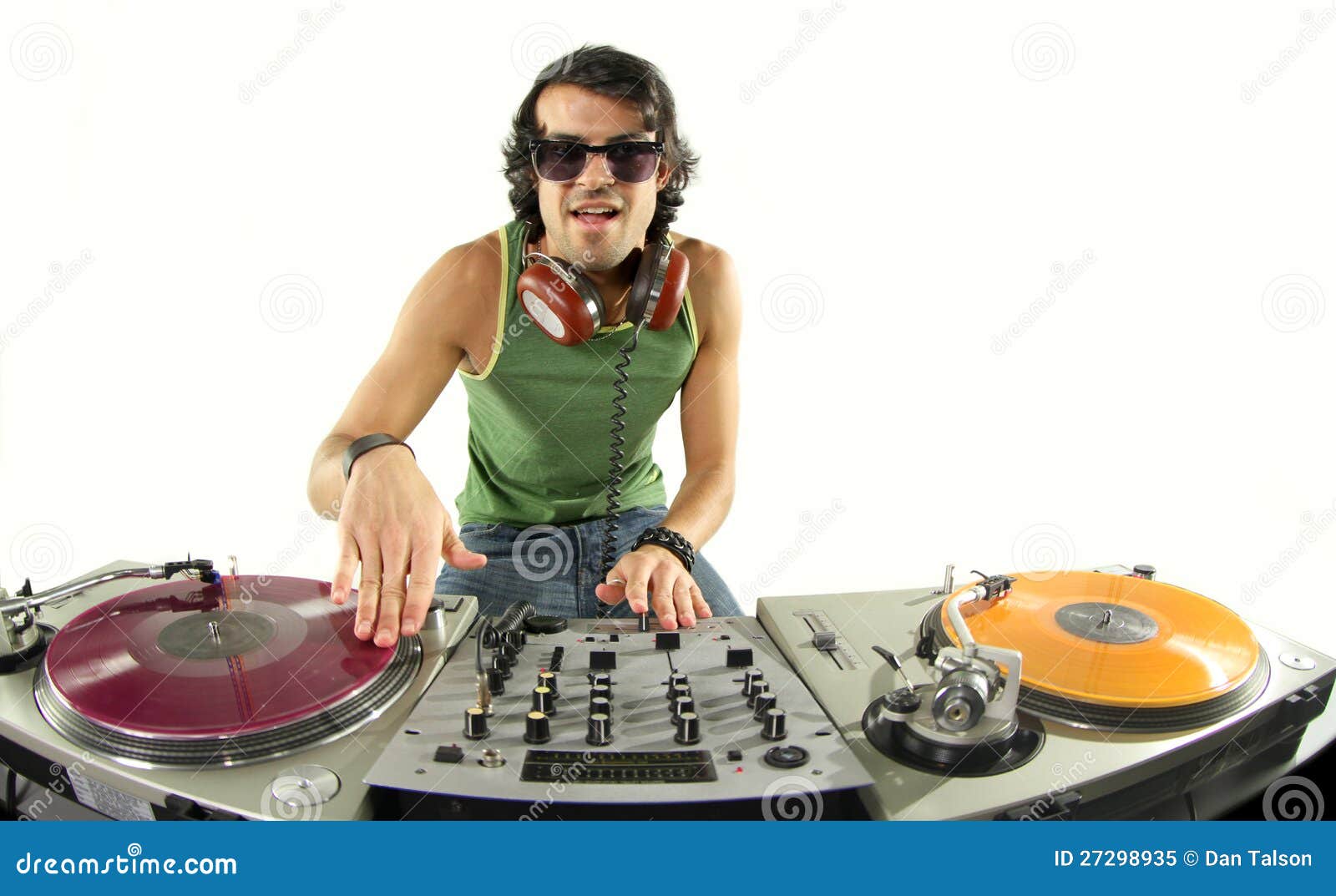 Cool dj stock image. Image of record, play, decks, sounds - 27298935