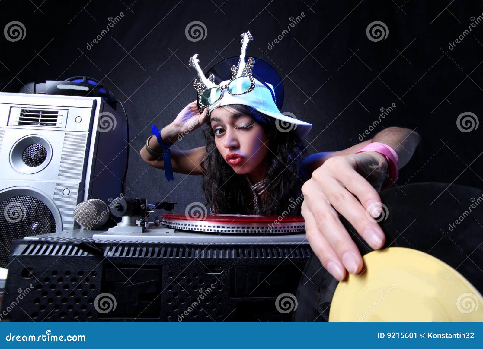 Cool DJ stock image. Image of nightclub, background, flayer - 9215601