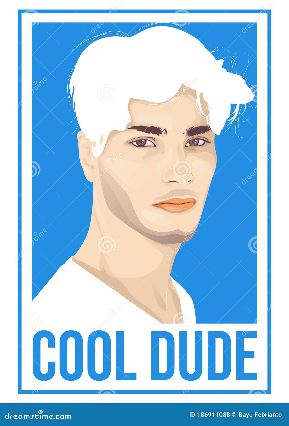 Cool Dude Dinosaur Tirannosaur Three Rex. Cartoon Tirex. Card For A ...