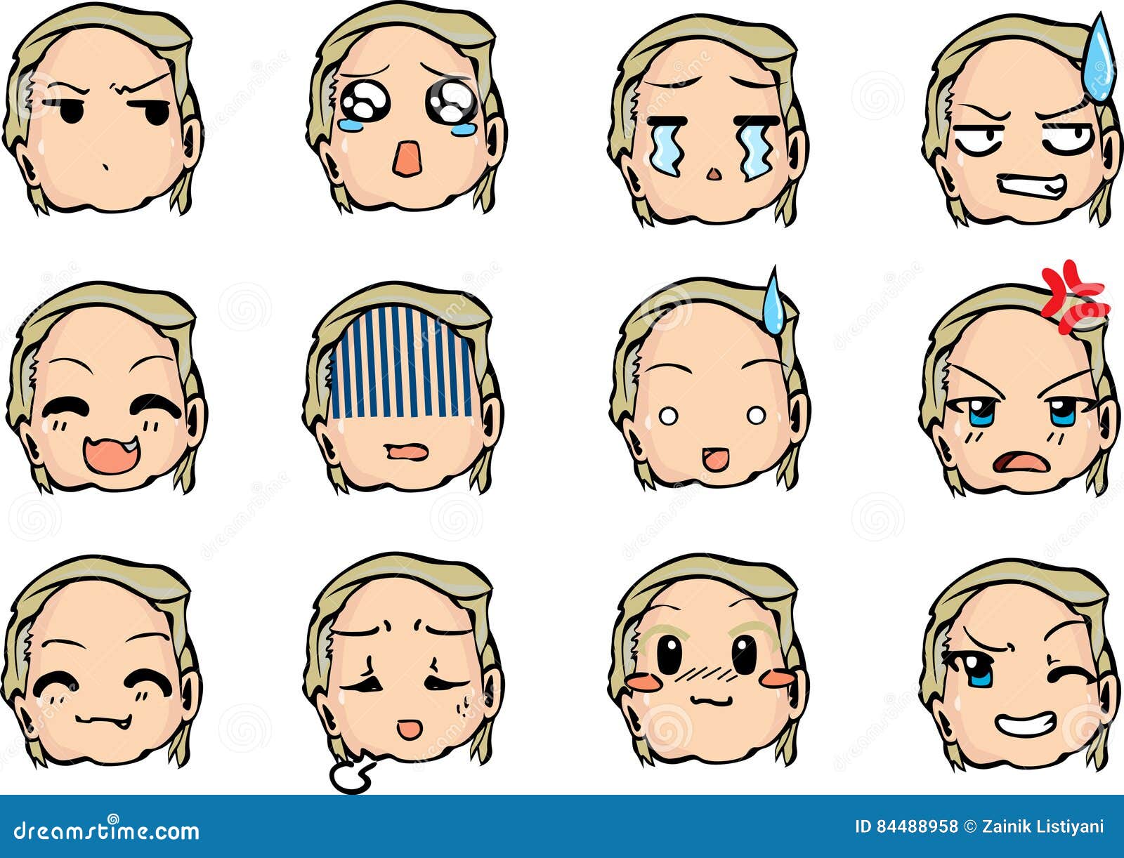 Cool Emoticon Style Editorial Photo | CartoonDealer.com #84484217