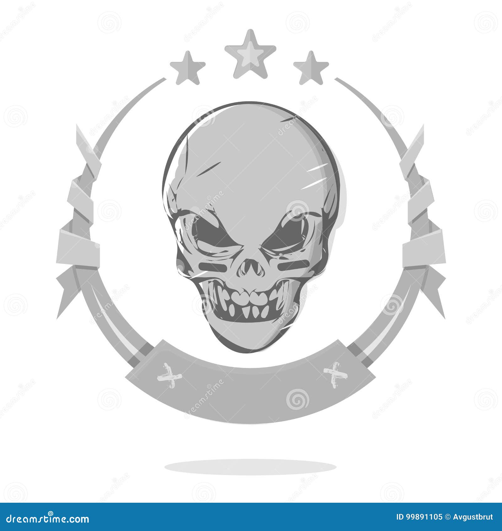 RED DEMON HEAD MASCOT LOGO DESIGN Cartoon Vector | CartoonDealer.com ...