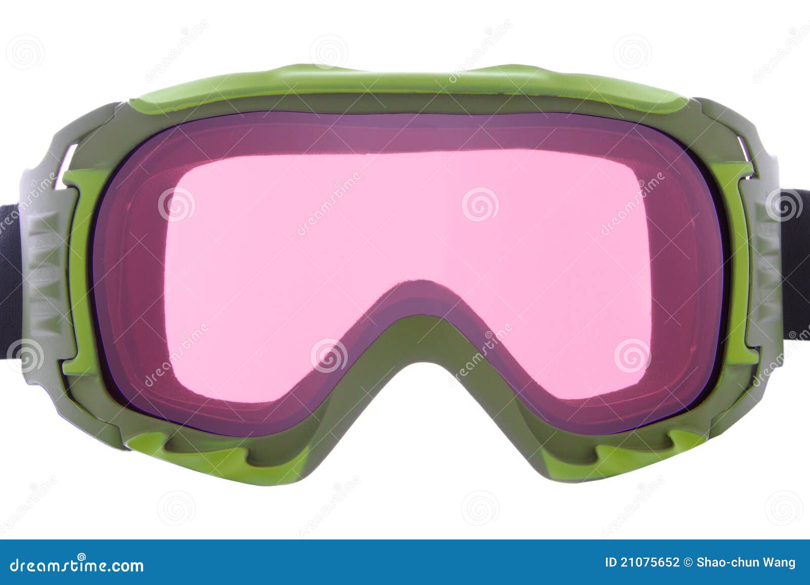 Cool ,fashion, and Functional Green Ski Goggles Stock Photo - Image of ...