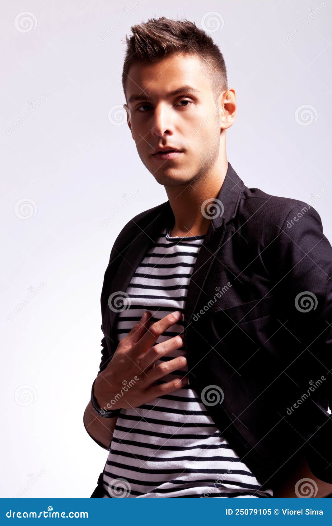 Cool fashion male model stock image. Image of background - 25079105