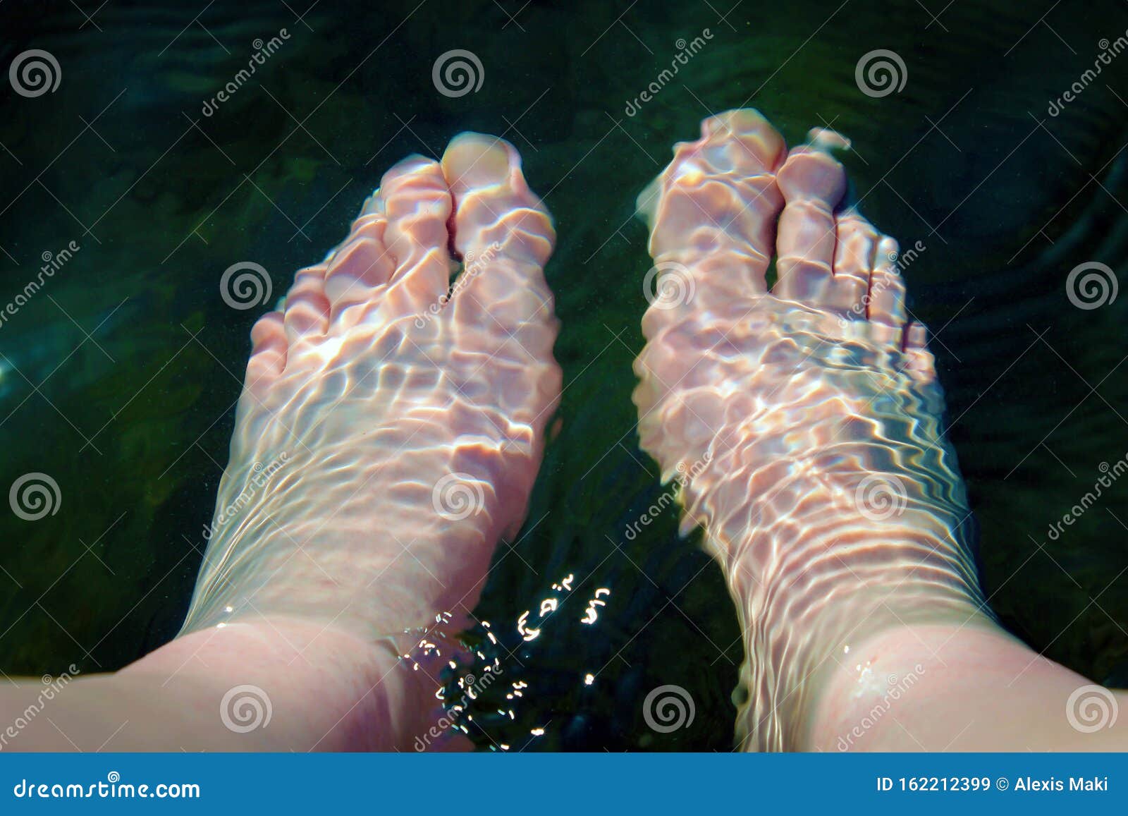 Cool Feet stock image. Image of water, cool, swim, feet - 162212399