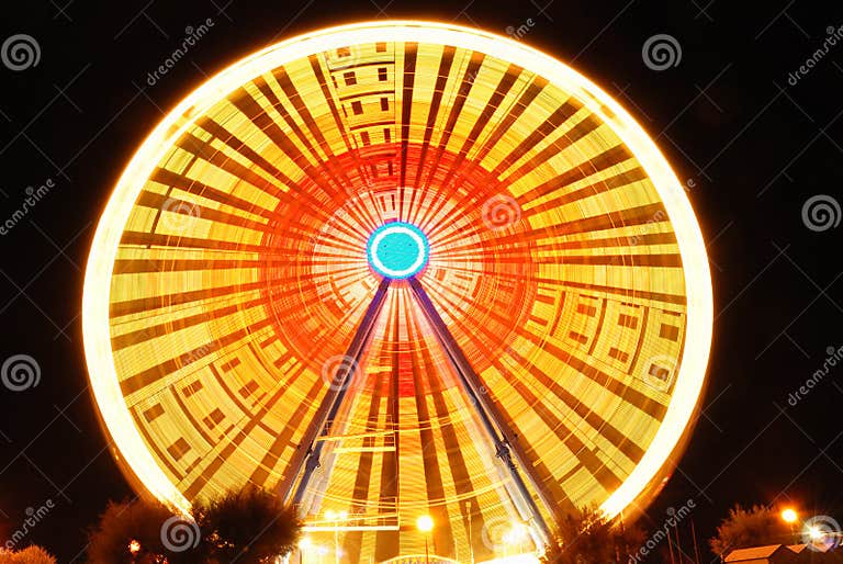 Cool ferris wheel stock image. Image of cloudy, radial - 29052445