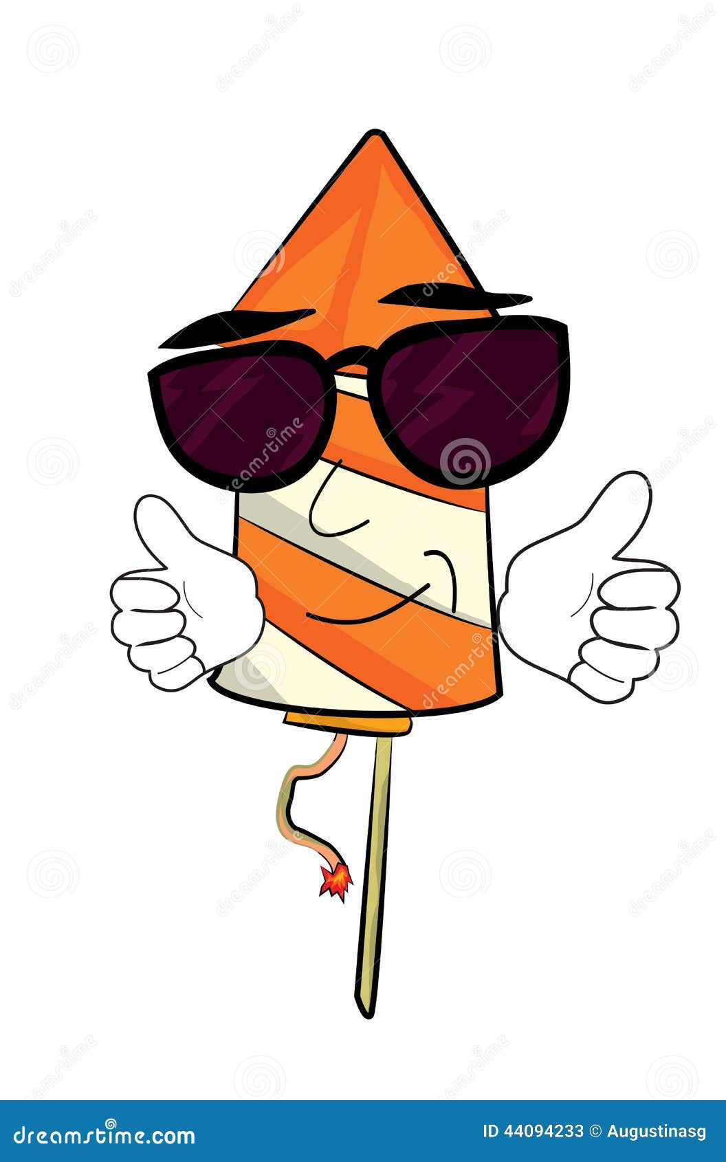 Sad Fireworks Cartoon Royalty-Free Illustration | CartoonDealer.com ...