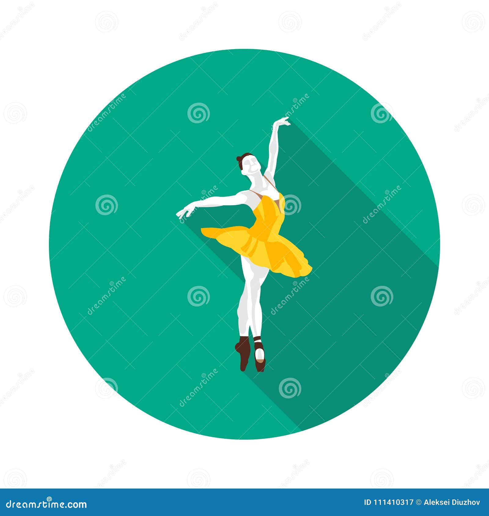 Ballerina Icon. Set Of People In Dance Element Icons. Premium Quality ...