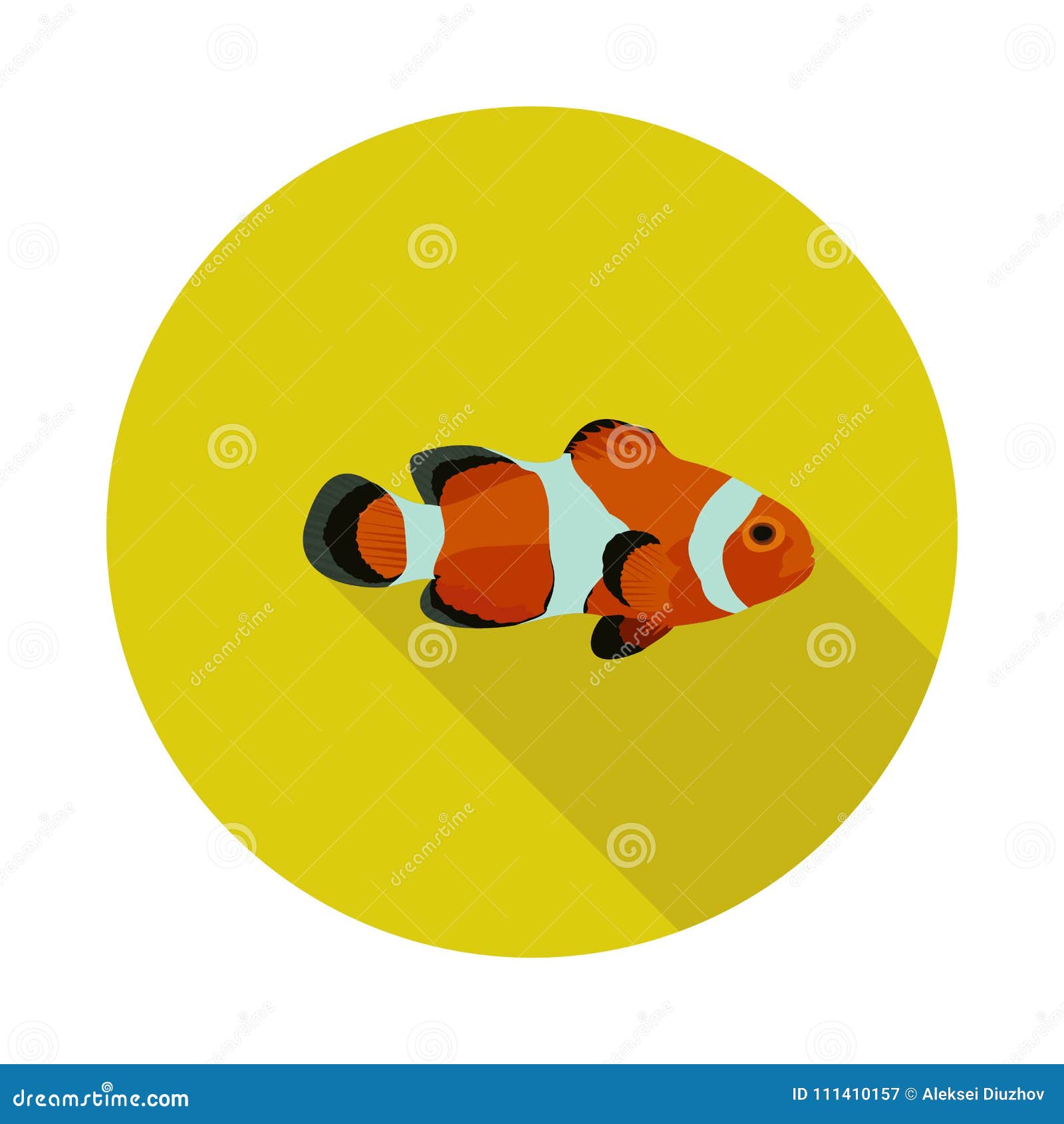 Clownfish Icon. Trendy Clownfish Logo Concept On White Background From ...