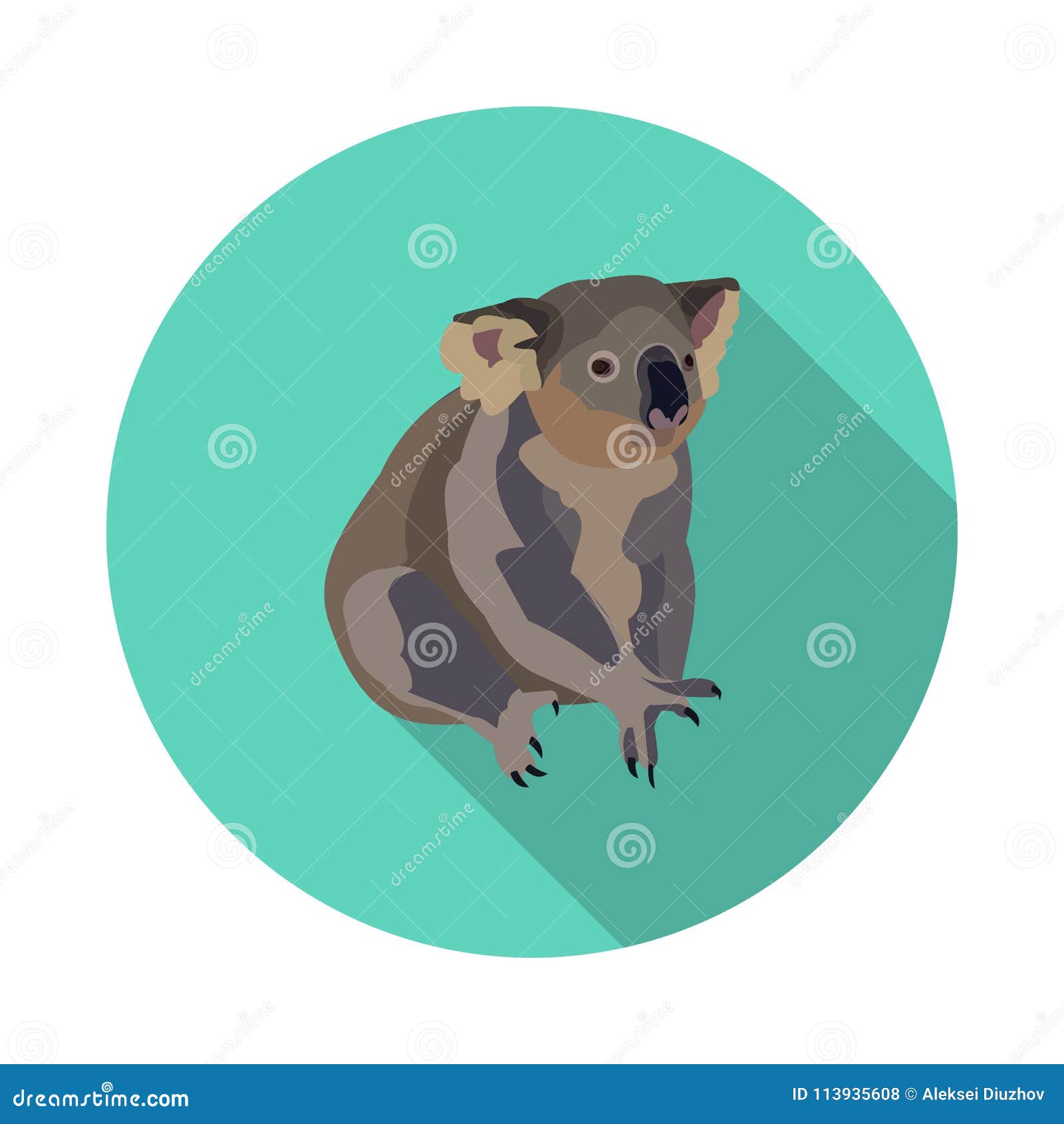 Flat Koala Stock Illustrations – 2,850 Flat Koala Stock Illustrations ...