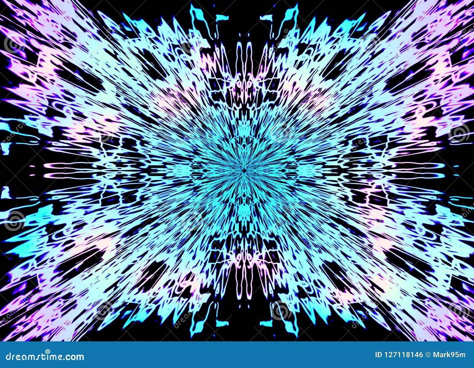 Cool Fractured Glow Desktop Style Image Stock Illustration ...