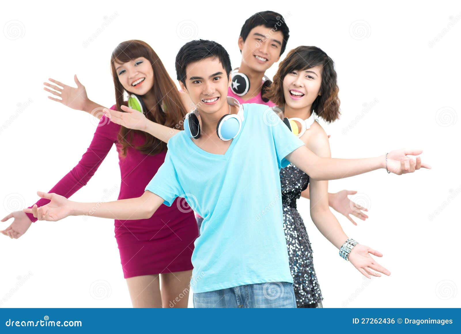 Cool friends stock photo. Image of happy, earphones, party - 27262436