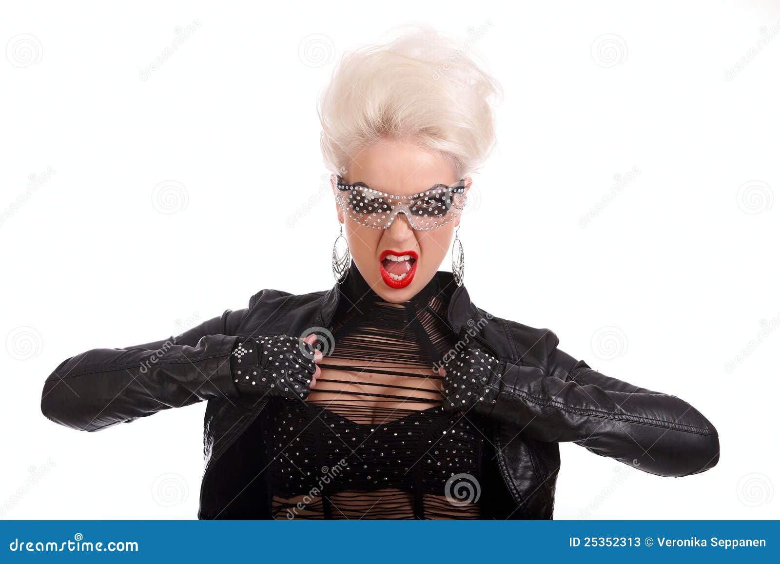 Cool funky girl stock image. Image of lifestyles, beautiful - 25352313