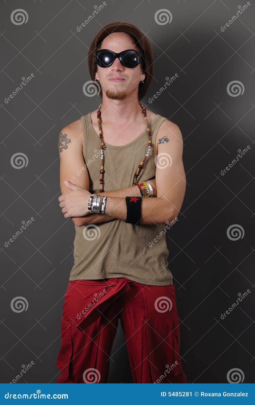 Cool funky guy stock image. Image of handsome, people - 5485281