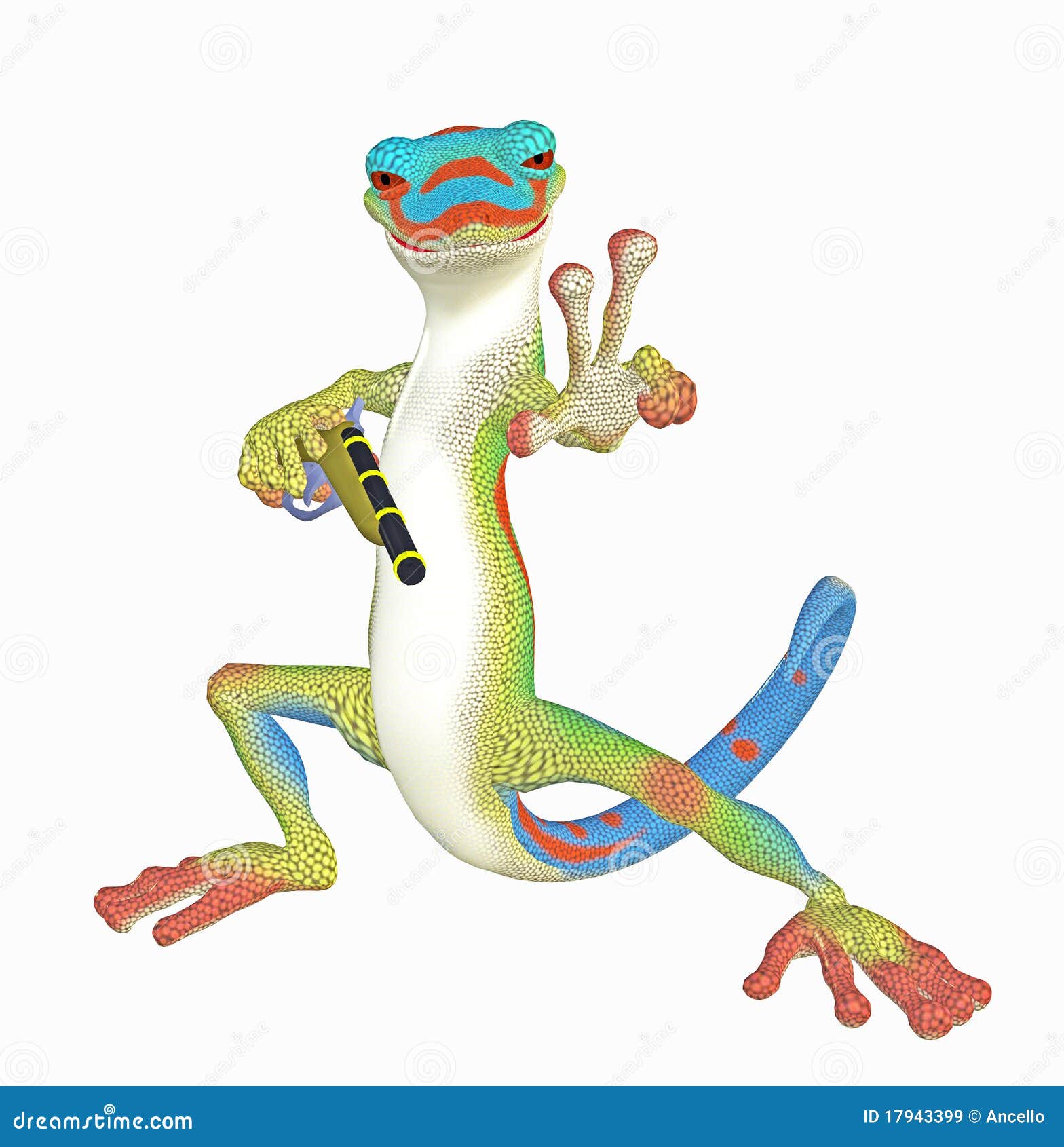 Gecko Toon Stock Photography | CartoonDealer.com #17942108