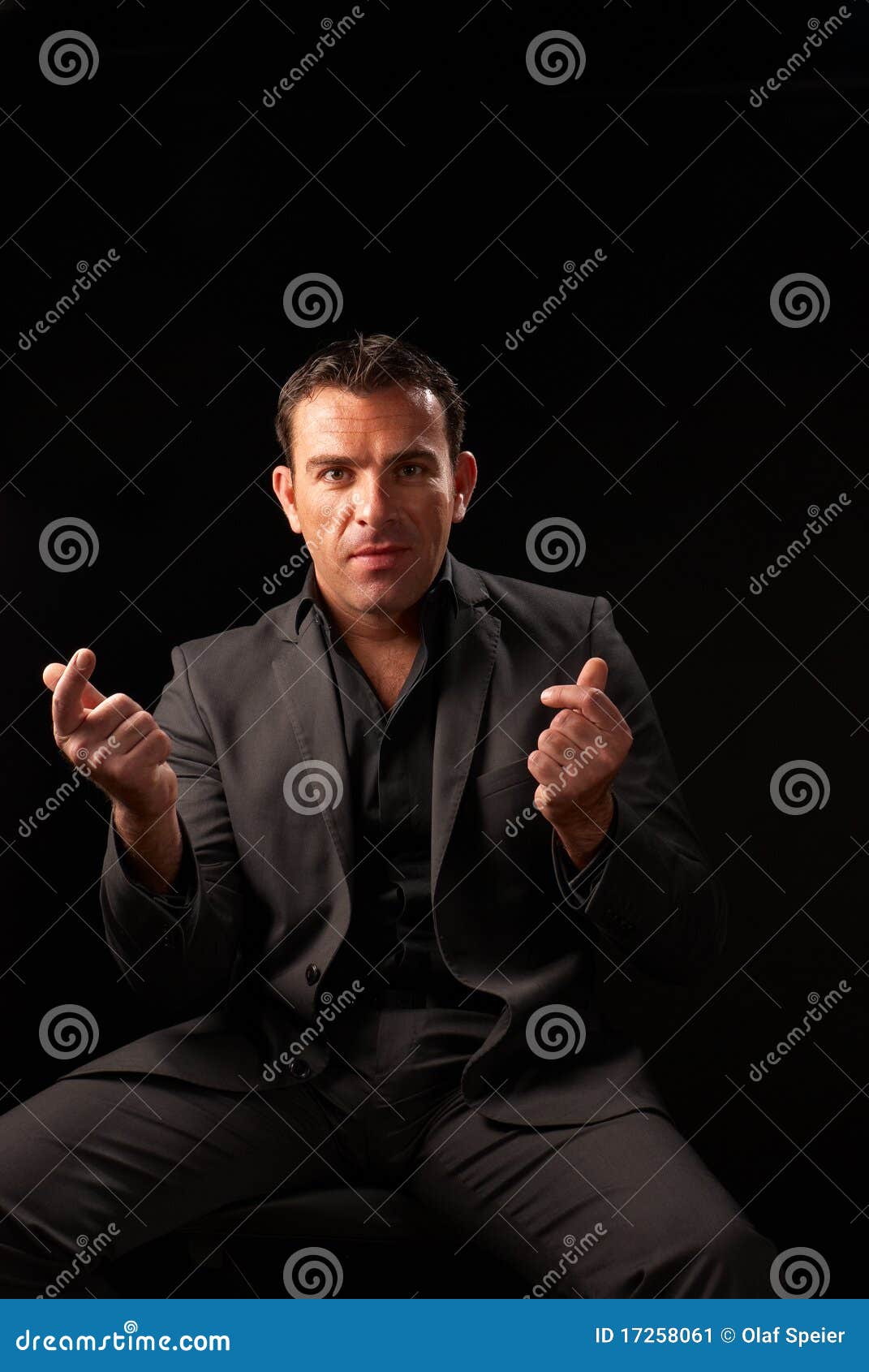 Cool gesture stock image. Image of gesture, male, handsome - 17258061