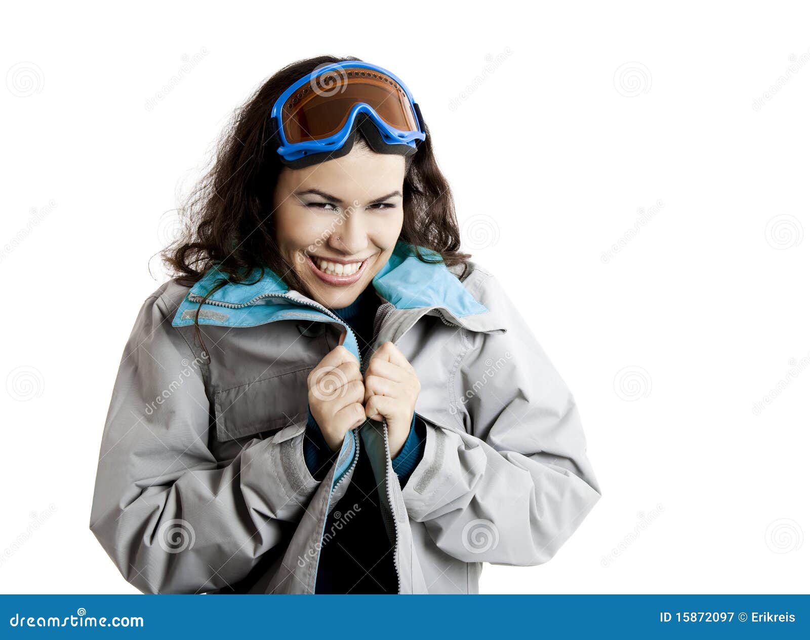 Cool girl stock image. Image of person, season, beauty - 15872097