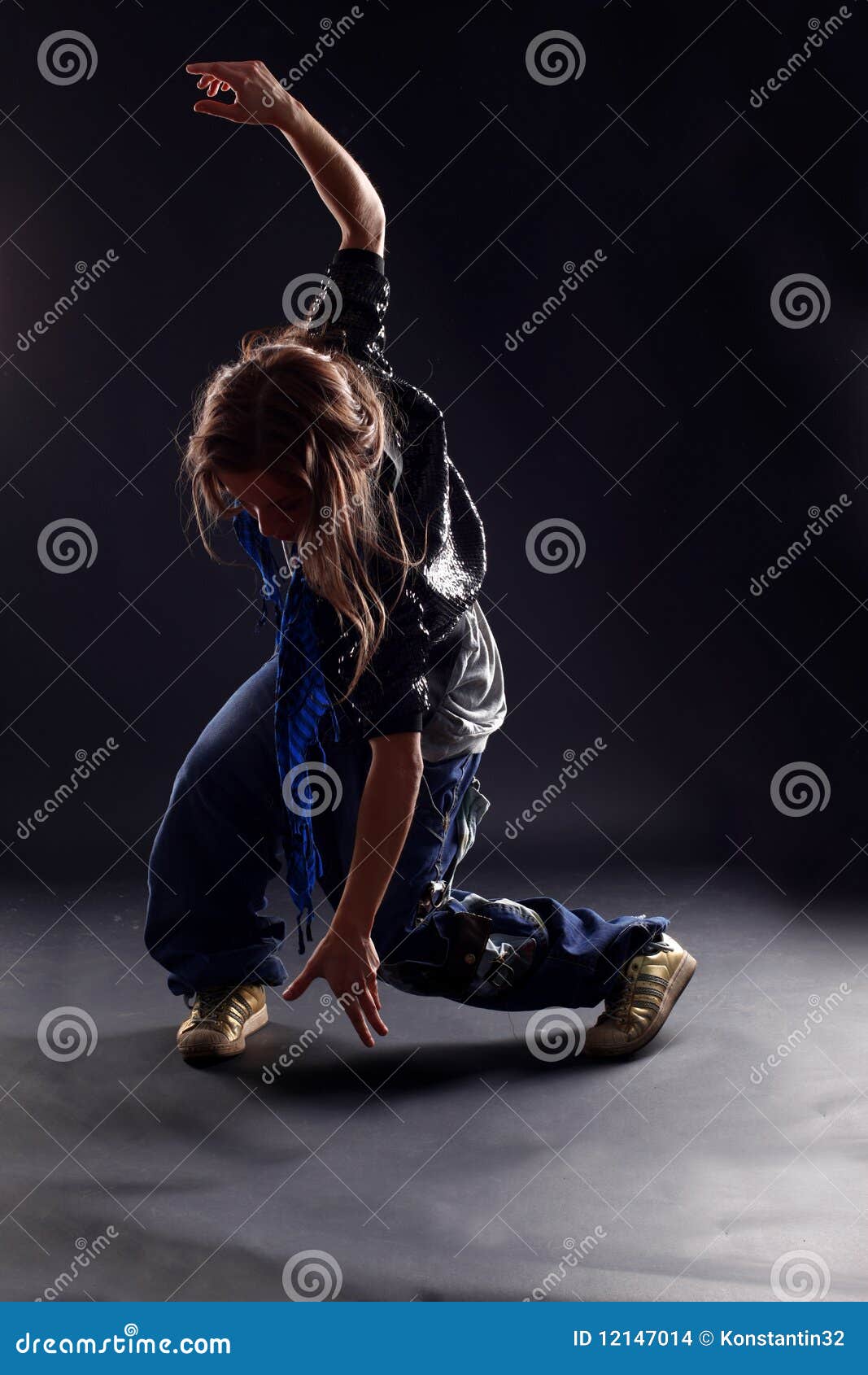 Cool girlmodern dancer stock photo. Image of pose, moving - 12147014