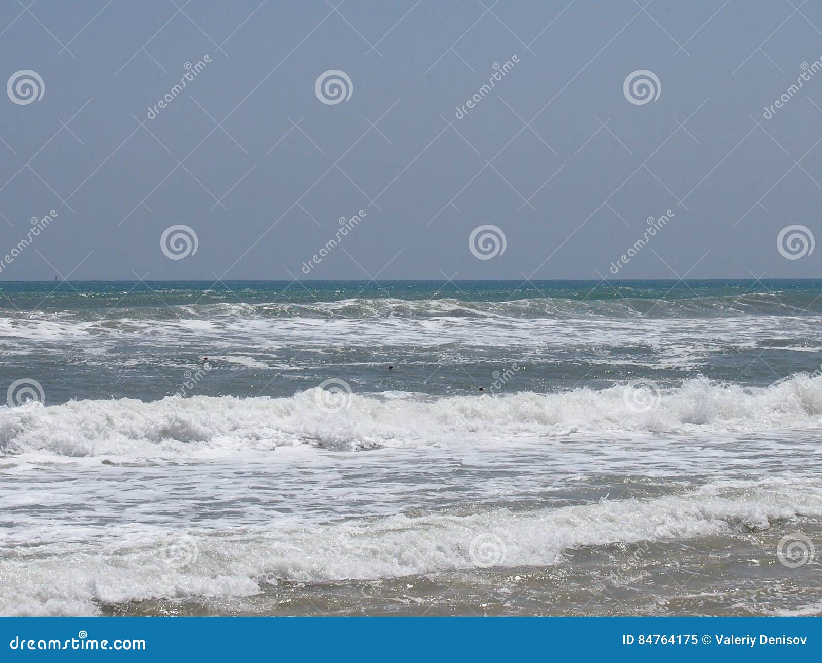 Cool gray sea waves stock image. Image of distance, wave - 84764175