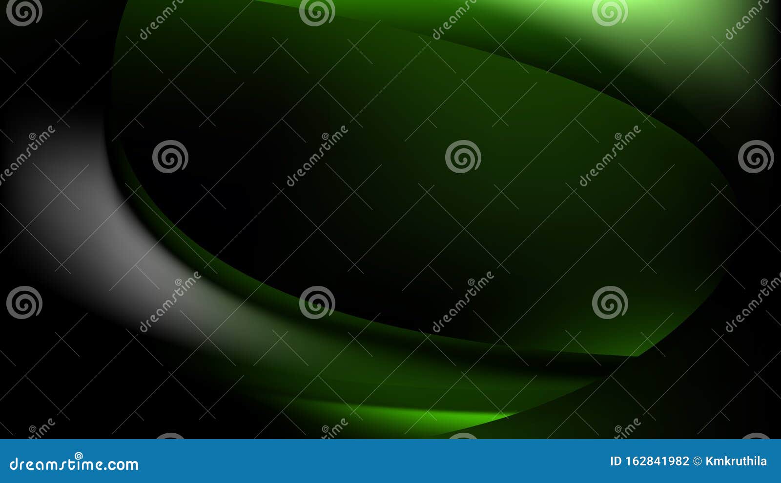 Cool Green Wave Background stock vector. Illustration of flyer - 162841982