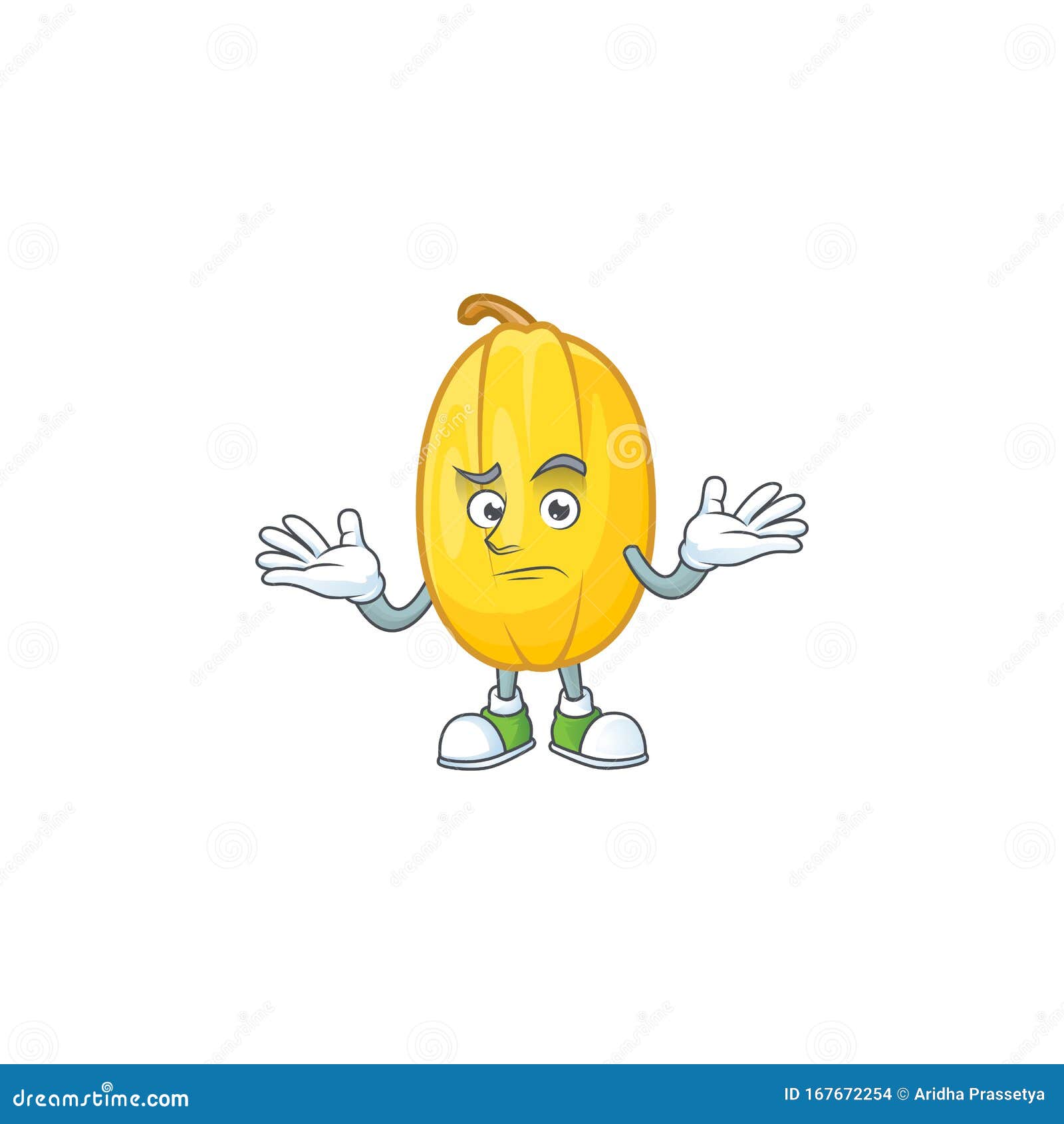 Cool Grinning of Spaghetti Squash Mascot Cartoon Style Stock Vector ...